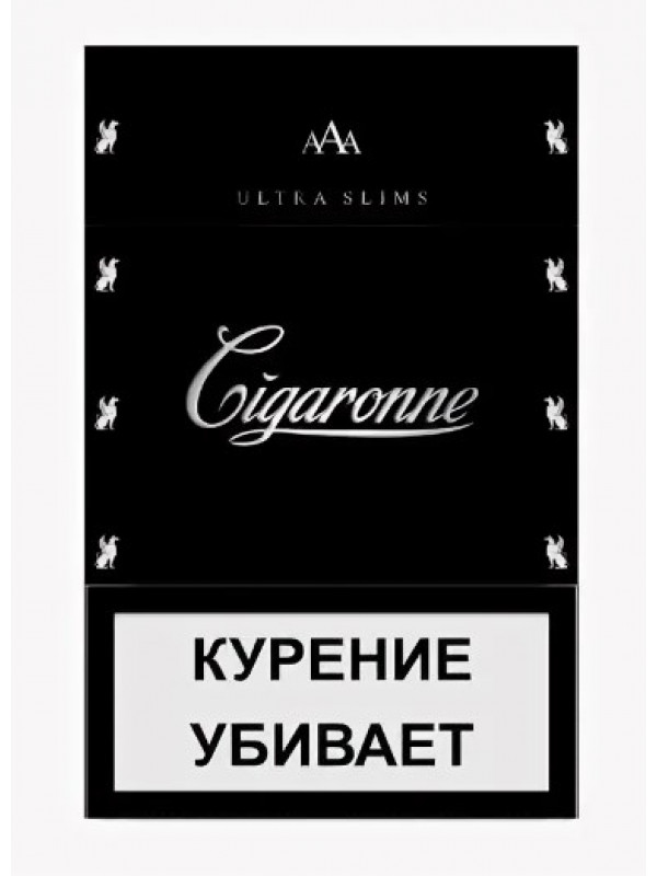 Купить Cigaronne Ultra Slims Black (акциз Армения) с доставкой в России